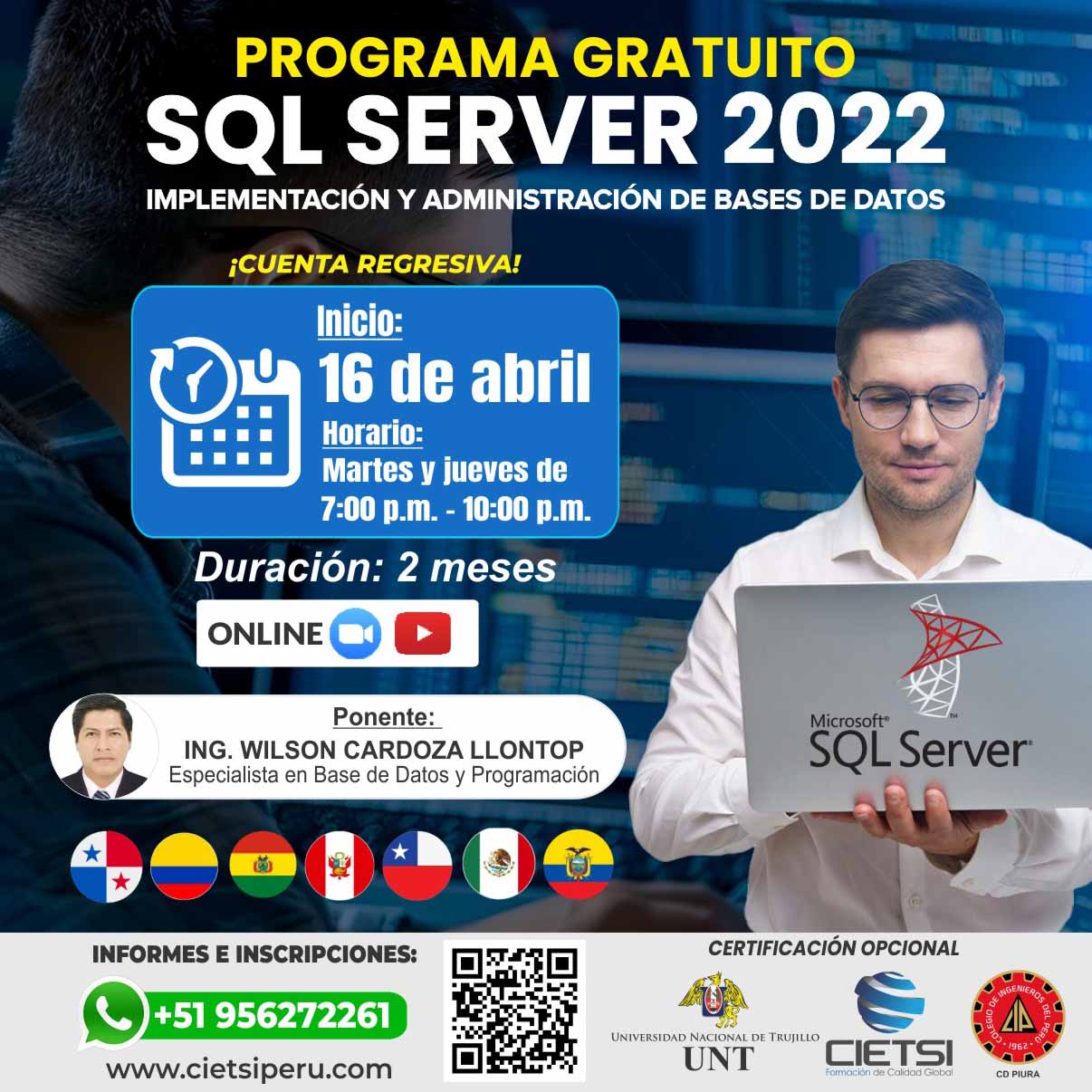 Programa de Especialización en Implementación y Administración de Bases ...